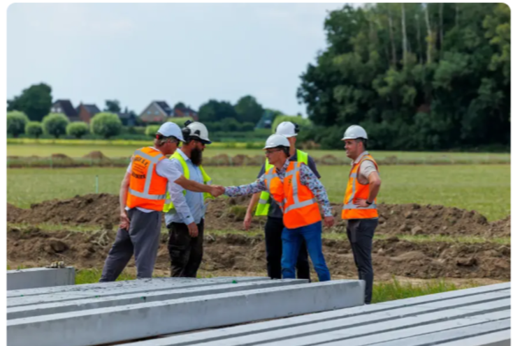 Construction of Rijk Zwaan's new open-field demo location - Hortimedia