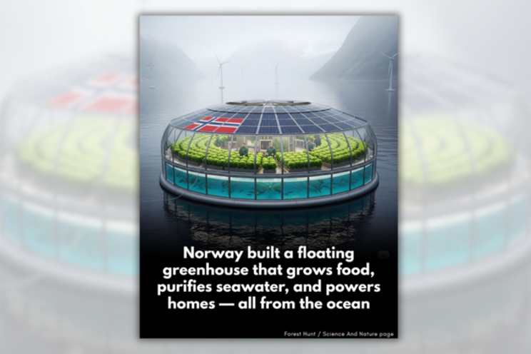 Norway didn't develop a floating greenhouse called 'Ocean Bloom' - Hortimedia